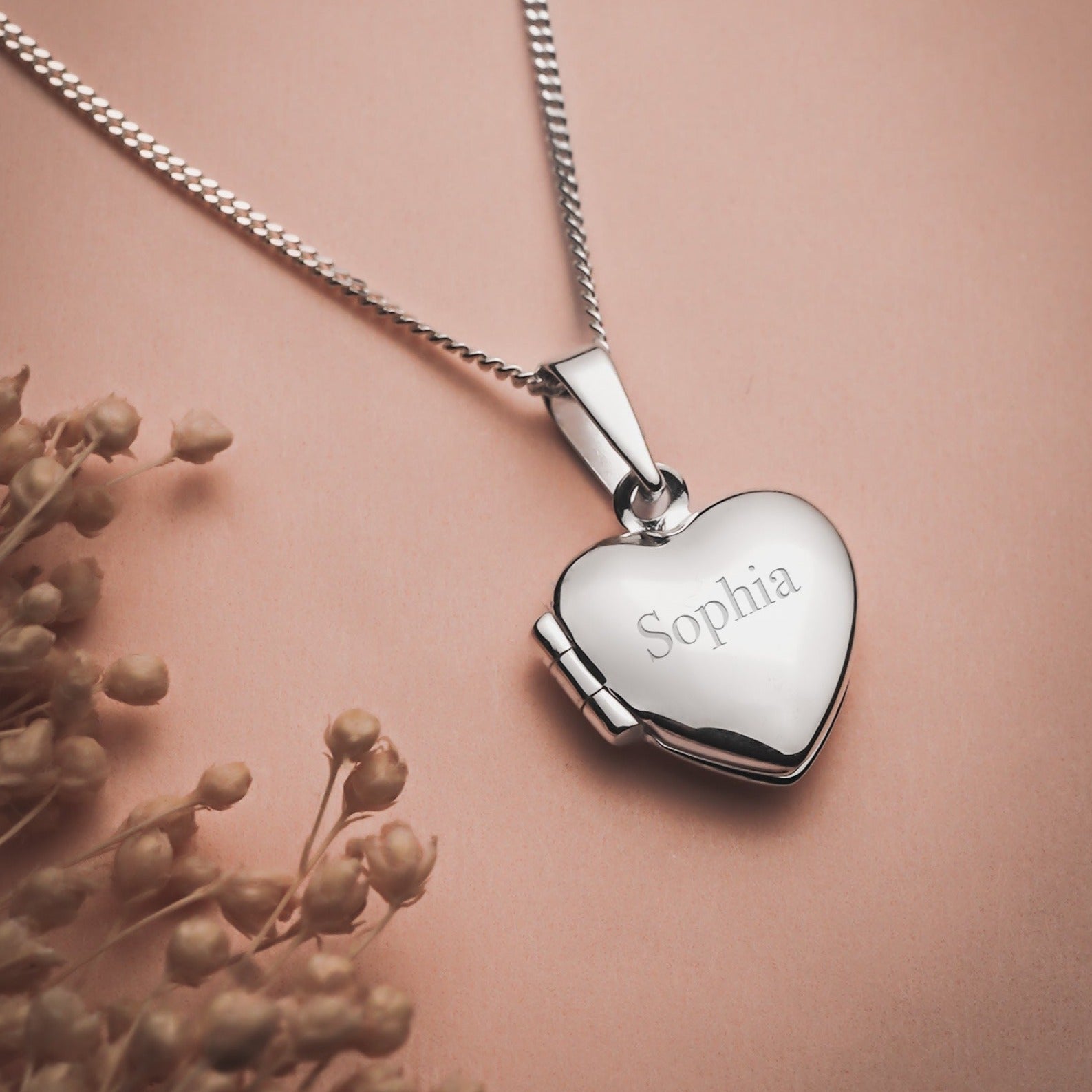 Personalised Heart Locket Necklace – EvesLittleTreasures